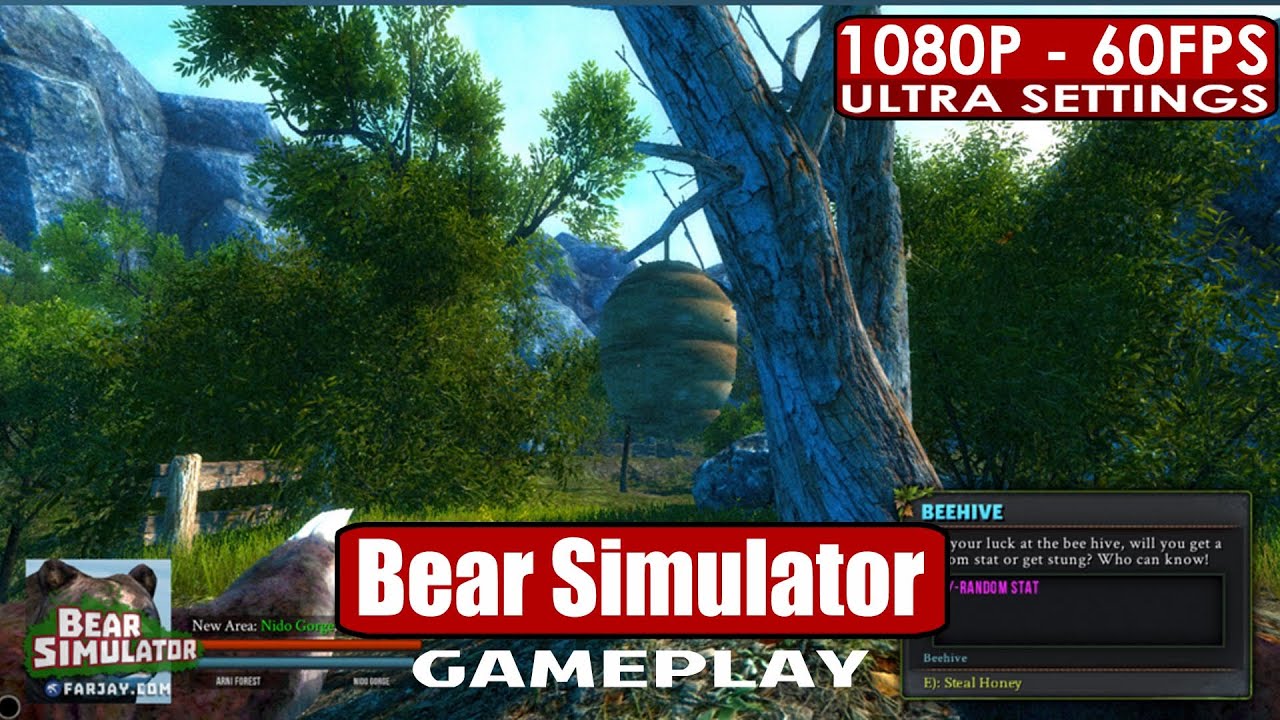 Bear Simulator gameplay PC HD [1080p/60fps] - YouTube