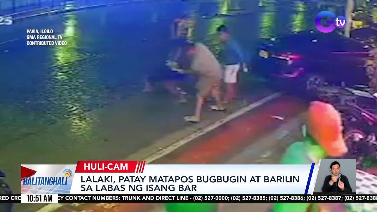 Lalaki, patay matapos bugbugin at barilin sa labas ng isang bar ...