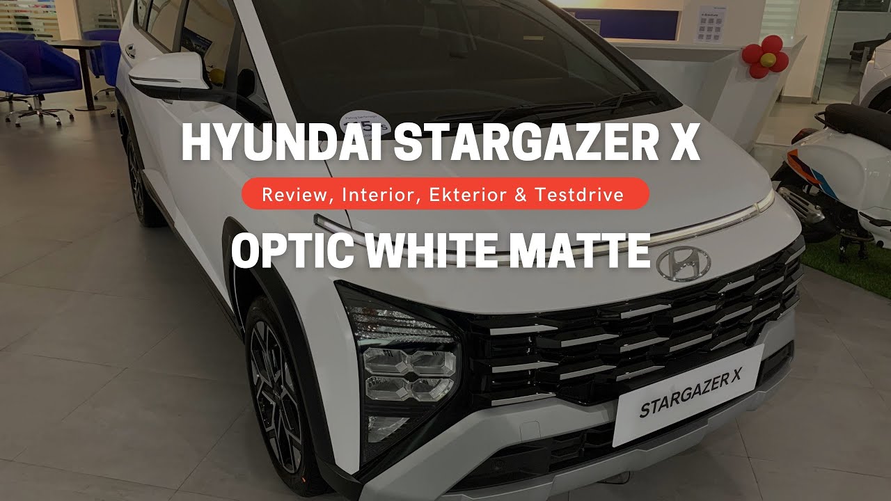 Hyundai STARGAZER X Optic White Matte | Promo Hyundai STARGAZER X ...