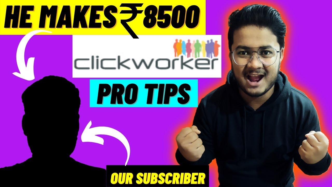 Clickworker Pro Tips – Must Watch Before You Start! - YouTube