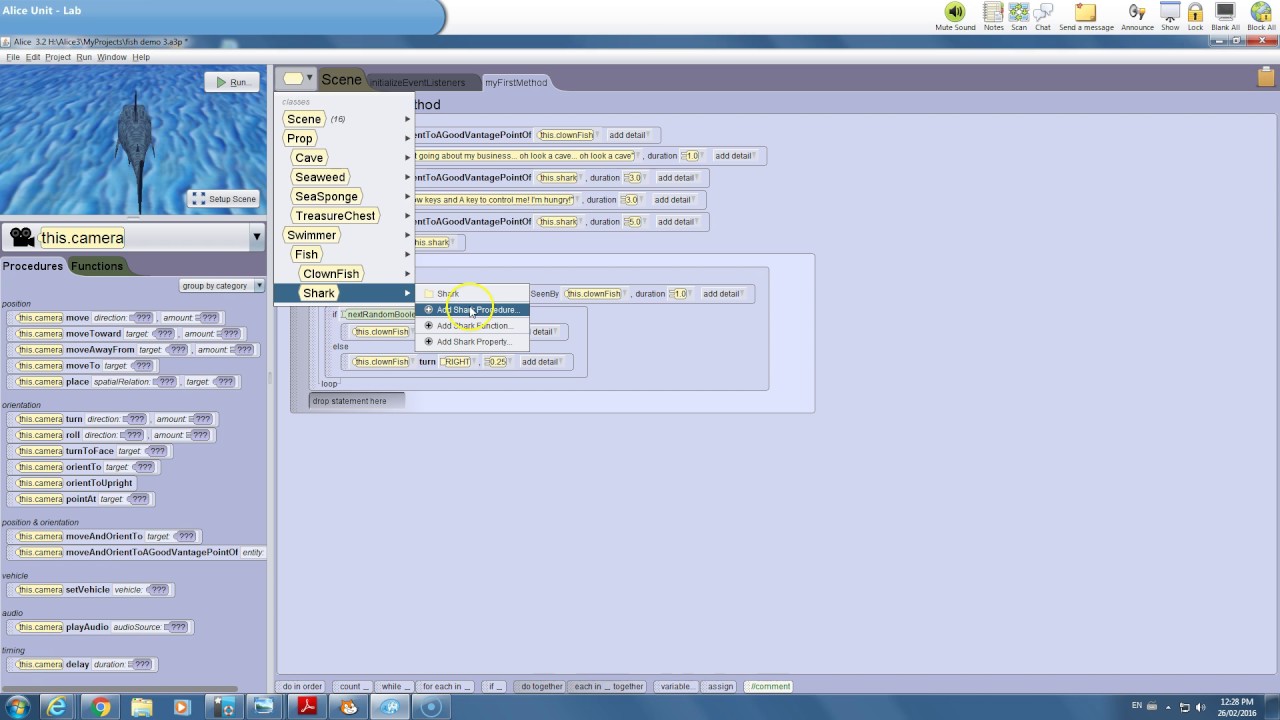 Alice Shark Part 2 Animating the shark - YouTube
