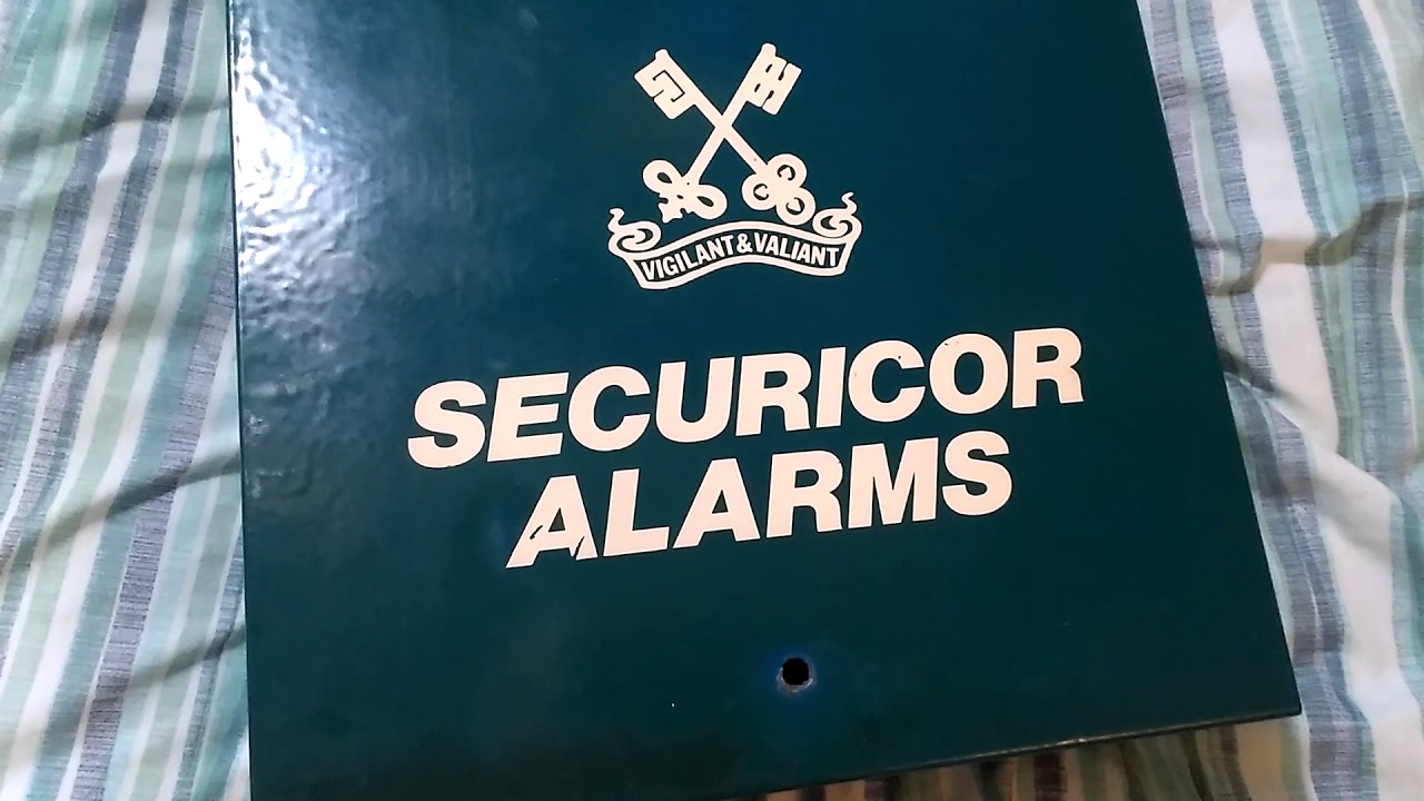 Securicor bell box video for alarms and stuff - YouTube