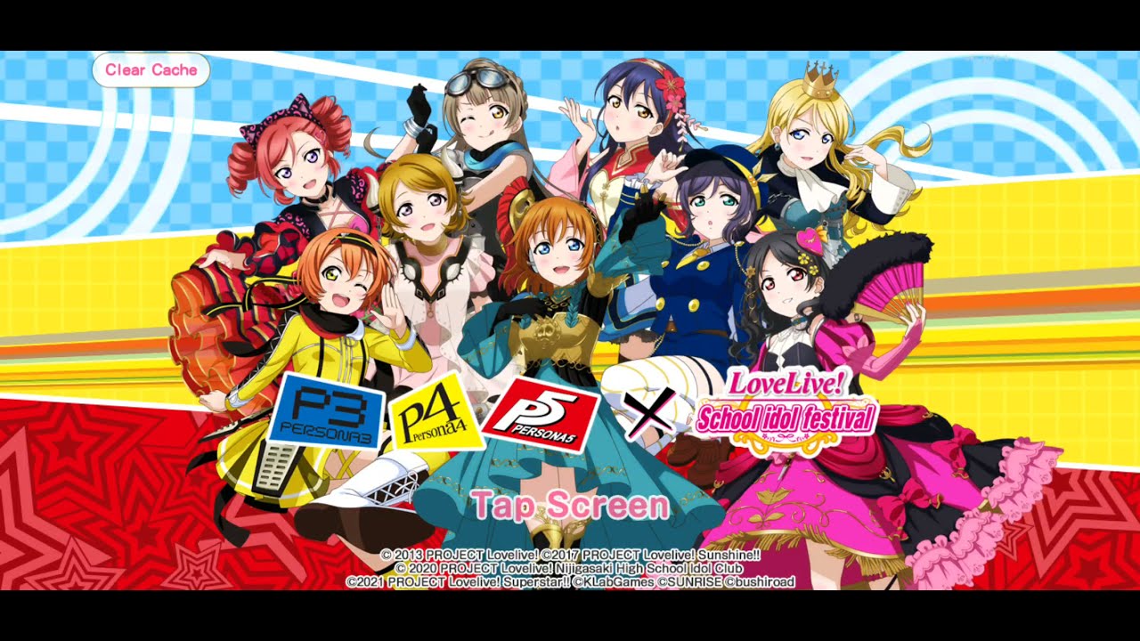 Love Live! School idol festival (Persona Collab) - Title Screen - YouTube