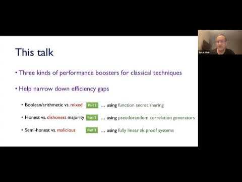 PPML 2021 Welcome and Invited Talk: "New Techniques for Efficient Secure Computation" by Yuval ...