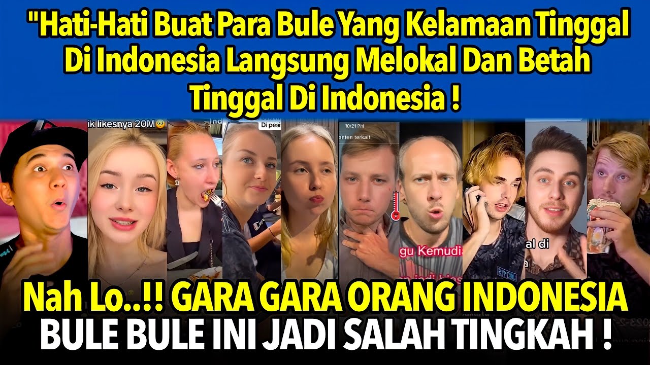 Bule yg Ke Indonesia Harus hati2 ! Kerna Indonesia Bisa menukarkan Bule ...