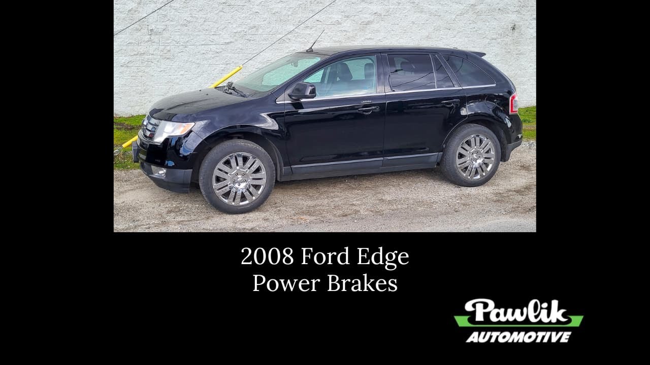 2008 Ford Edge, Power Brake Repair - YouTube