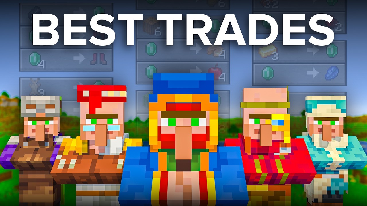 Best Trades For EVERY Villager in Minecraft 1.21 - YouTube