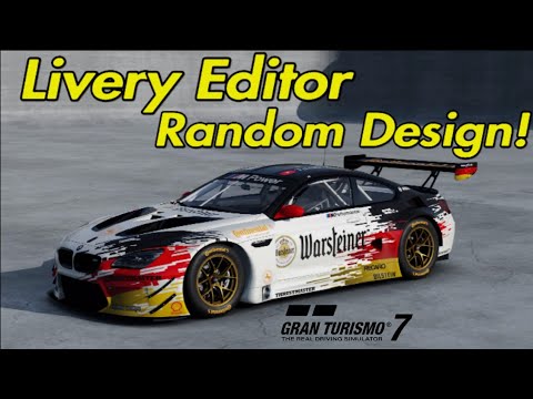 Gran Turismo 7 - Livery Editor - Random Design - BMW M6 Sprint model # ...