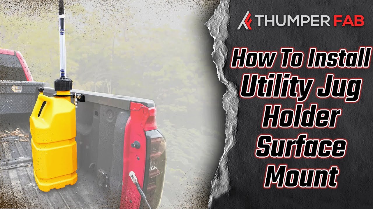 How to Install Your Gas Can Mount for Truck, Trailer, Boat, and More ...