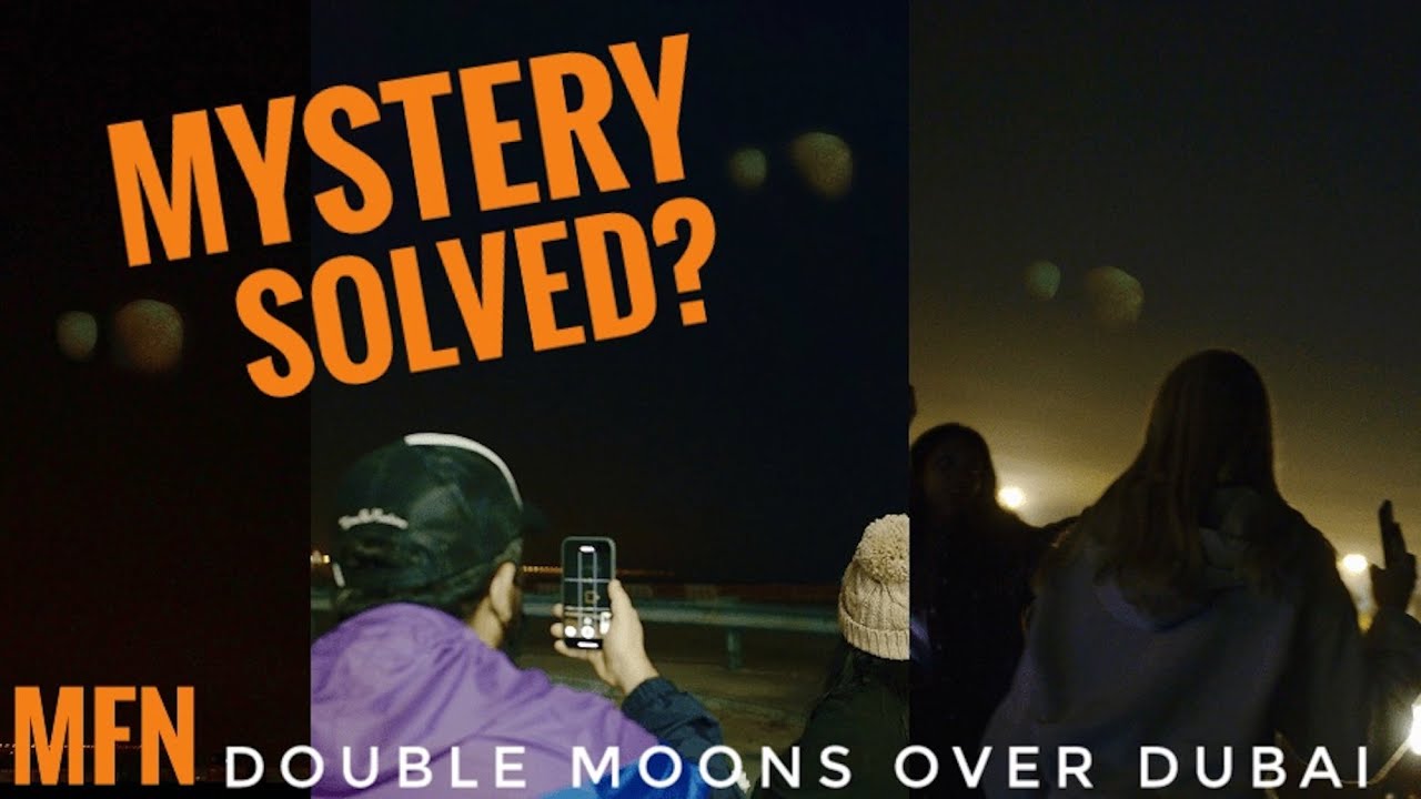 DOUBLE MOONS OVER DUBAI - YouTube