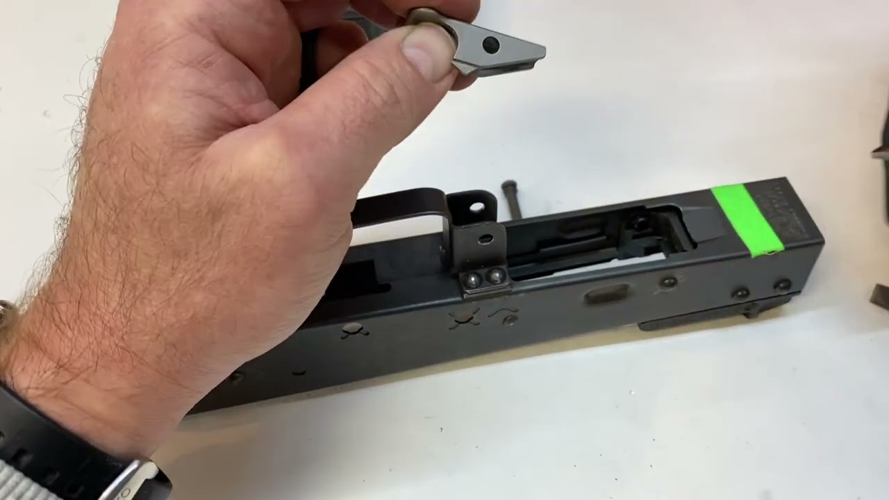 How to Install a Mag Catch in a Kalashnikov AK - YouTube