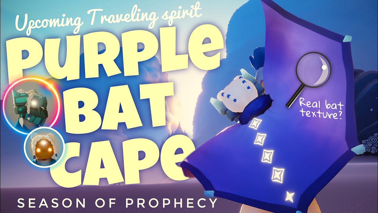 Purple Bat Cape - Mix & Match | Prophet of Air - Season of Prophecy ...