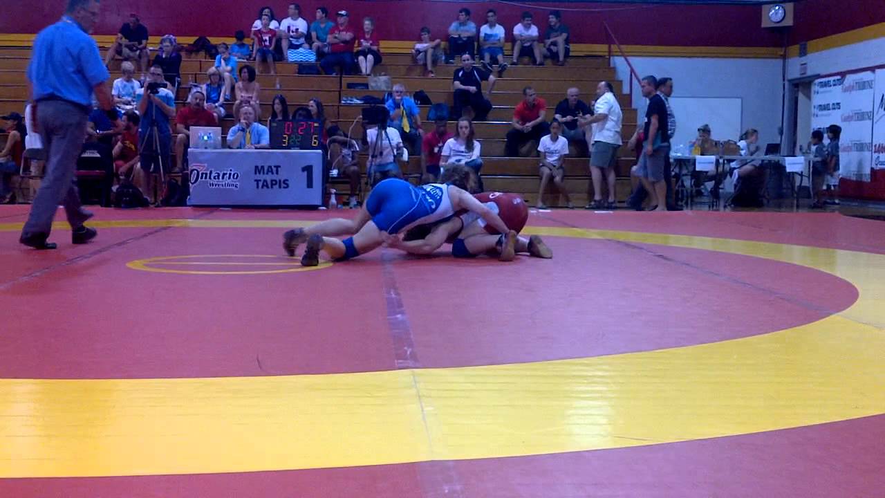 2014 CAN CUP SR FW 55kg Amber Maschke (Can) vs Jessica Broulette (Brock ...