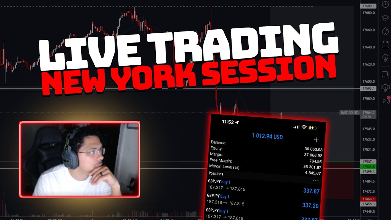 🔴Day Trading Futures/Fx LIVE: New York Session - YouTube