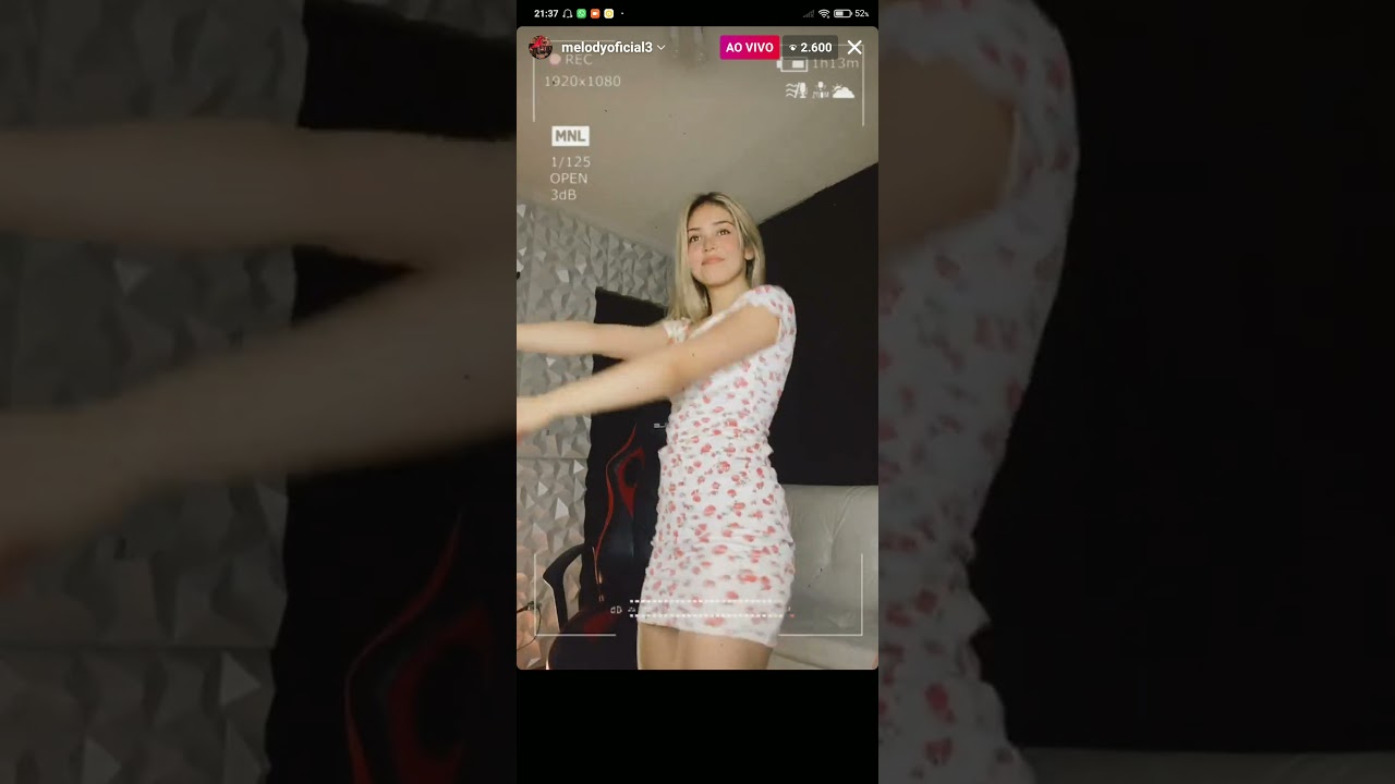 Melody Rebolando De Vestido Curto Em Live🔥 Youtube