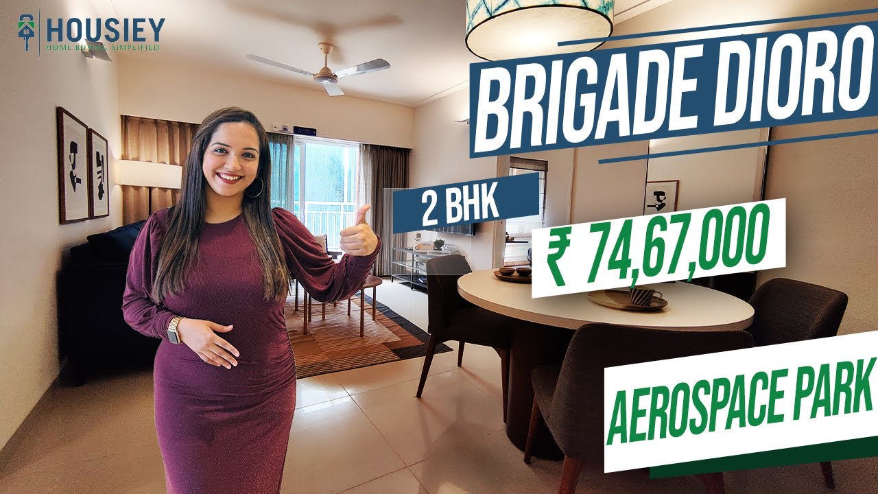 Brigade Eldorado Dioro | 2 BHK Sample Flat Tour | Brigade Aerospace ...
