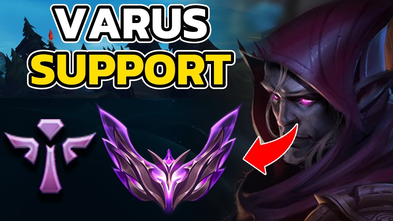 VARUS SUPPORT MASTER GAMEPLAY, LOL OFF-META BUILD/GUIDE, HOW TO PLAY ...