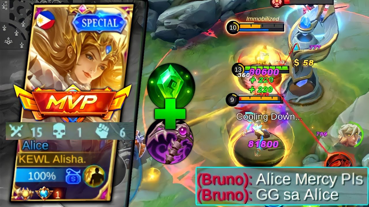 NEW AGGRESSIVE ALICE BUILD WITH BRUTAL DAMAGE!!(PLEASE TRY)│TOP GLOBAL ...