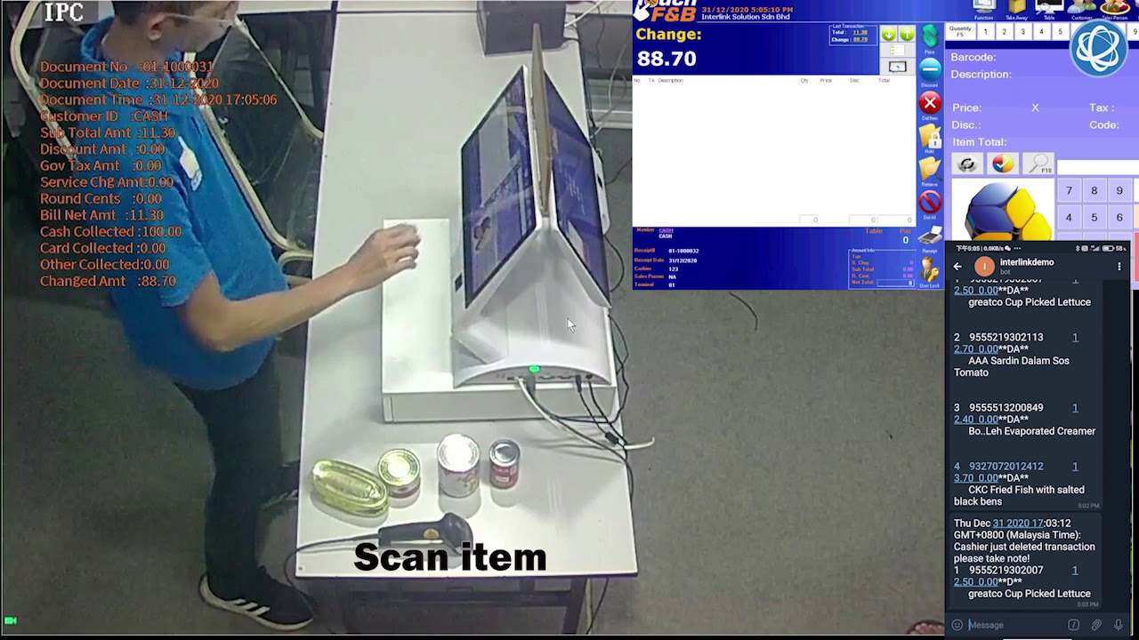 Interlink POS Integration CCTV and IOT - YouTube