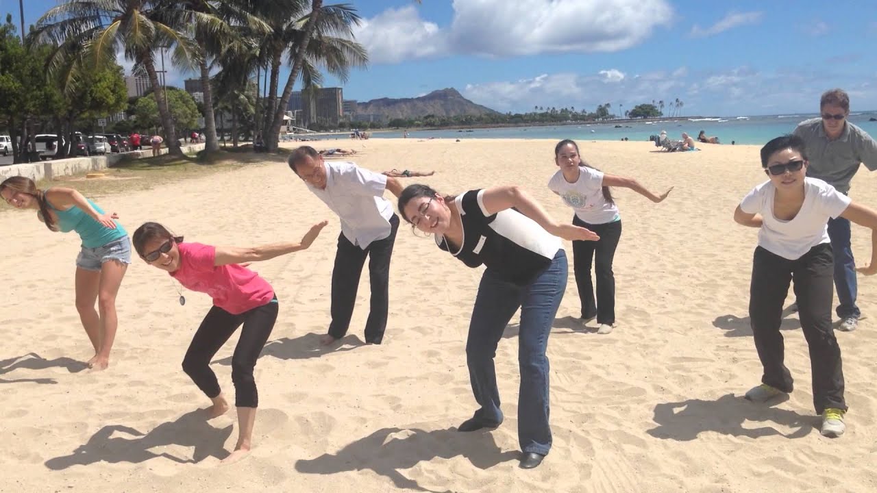 Plate Balancing Exercises in Hawaii - YouTube
