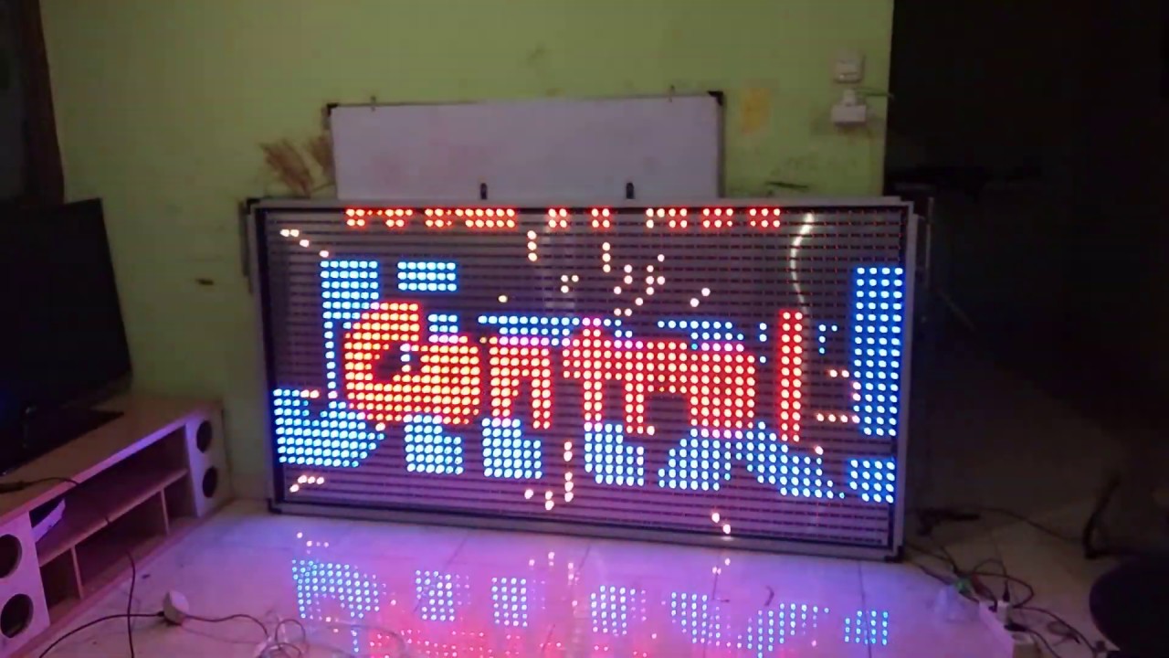 Demo Jinx! ESP01 Led Matrix Ws2812b 1800 pixel - YouTube