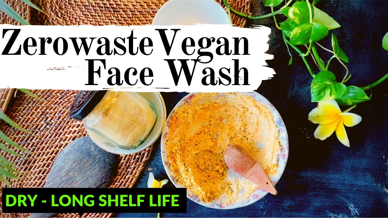 Zero Waste Face Wash | DIY Skin care at home | Zero Waste Face Cleanser ...