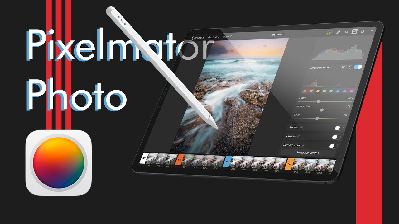 Pixelmator Photo para iPad Air 3 📸 | 🔥 EXCELENCIA y SIMPLEZA - YouTube