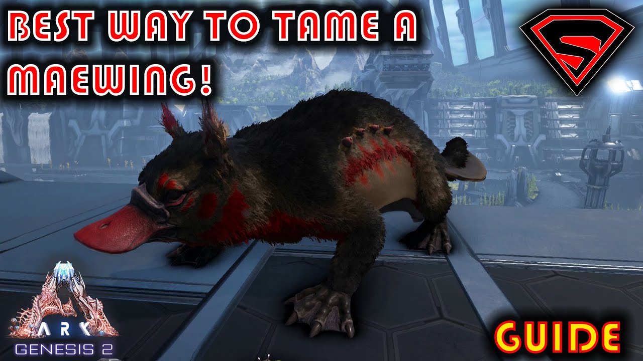 ARK GENESIS 2 HOW TO TAME A MAEWING [TAME A MAEWING EARLY IN THE GAME ...