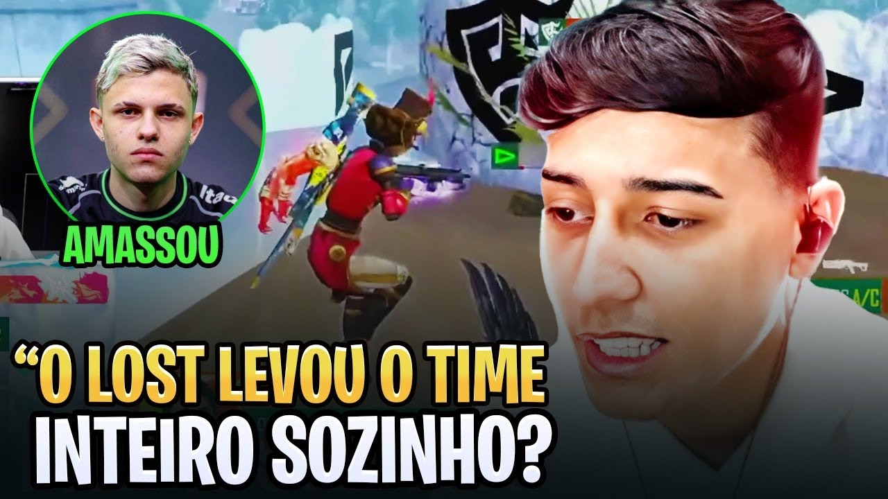 BAK REAGE JOGADA DO LOUD LOST NA LIGA NFA! LOUD AMASSOU MUITO NESSA ...