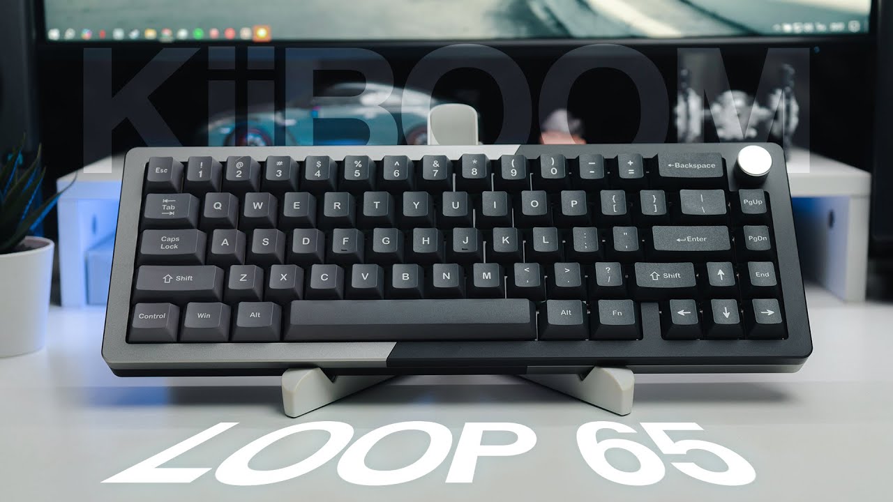 Unbox KiiBOOM LOOP65 Keyboard (ASMR Sound) - YouTube