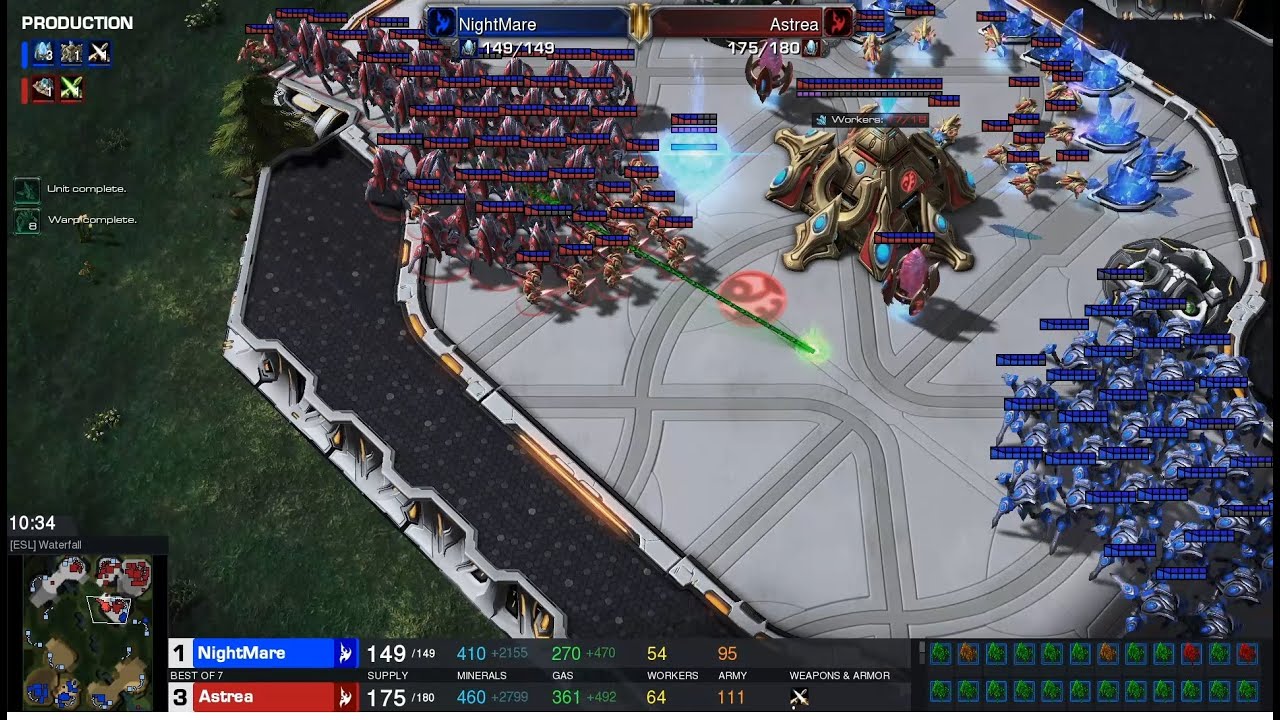 Starcraft II DreamHack Masters 2022 Valencia Jul1 Astrea(P) v NightMare ...