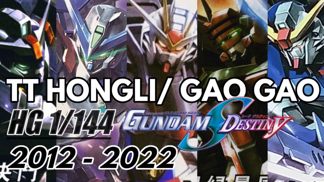 Every HG 1/144 Gundam Seed Knockoff Kits Released by TT Hongli / Gao Gao So Far - YouTube