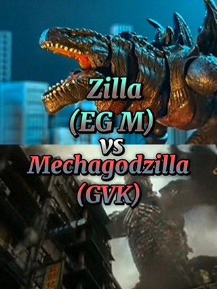 Zilla (EG M) vs Mechagodzilla (GVK) #cool #edit #godzilla #battle - YouTube