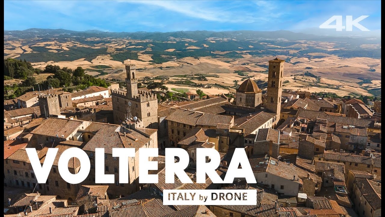 VOLTERRA Italia Tuscany, Italy by Drone | Cinematic Travel Video - YouTube