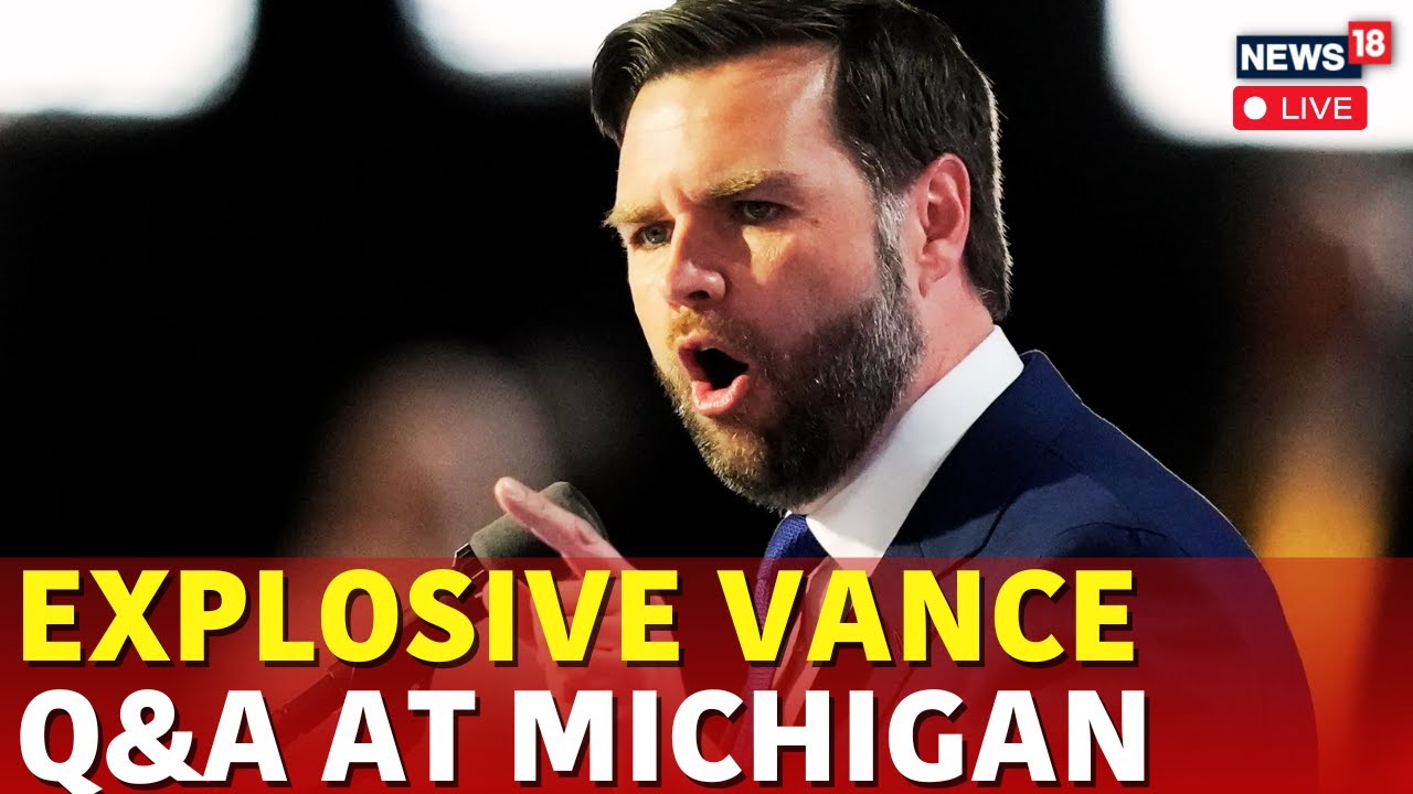JD Vance Campaign Rally in Waterford, Michigan | US MI Election 20204 ...