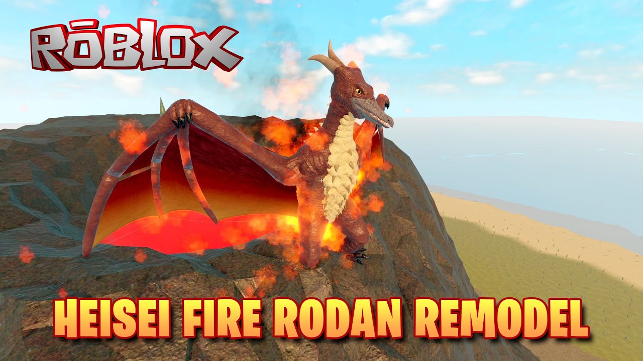 *New* Heisei Fire Rodan Roblox Kaiju Universe Remodel Updated! - YouTube