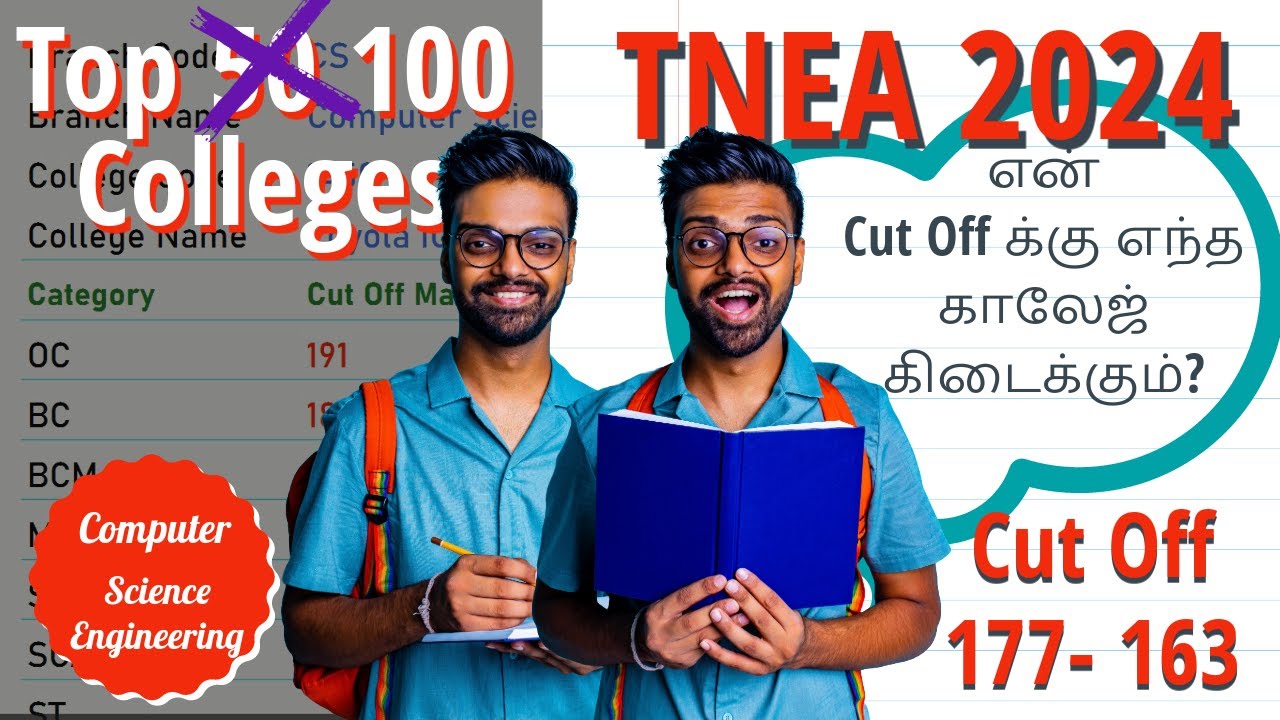 TNEA 2024 🔥| 🔝Top 100 Colleges for Computer Science Engineering in ...