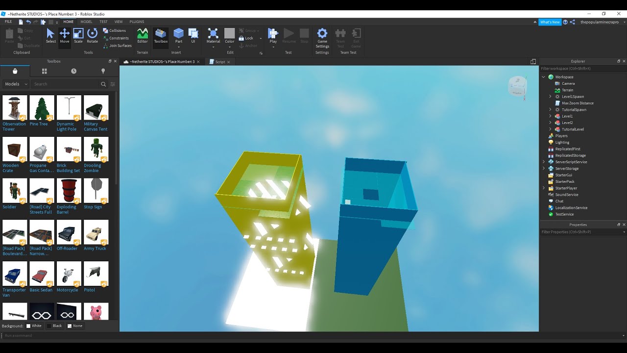 How to make a dropper game in roblox part 2: Leaderstats and level ...