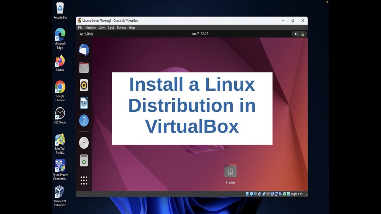 Install a Linux VM in VirtualBox | Get Into Linux - YouTube