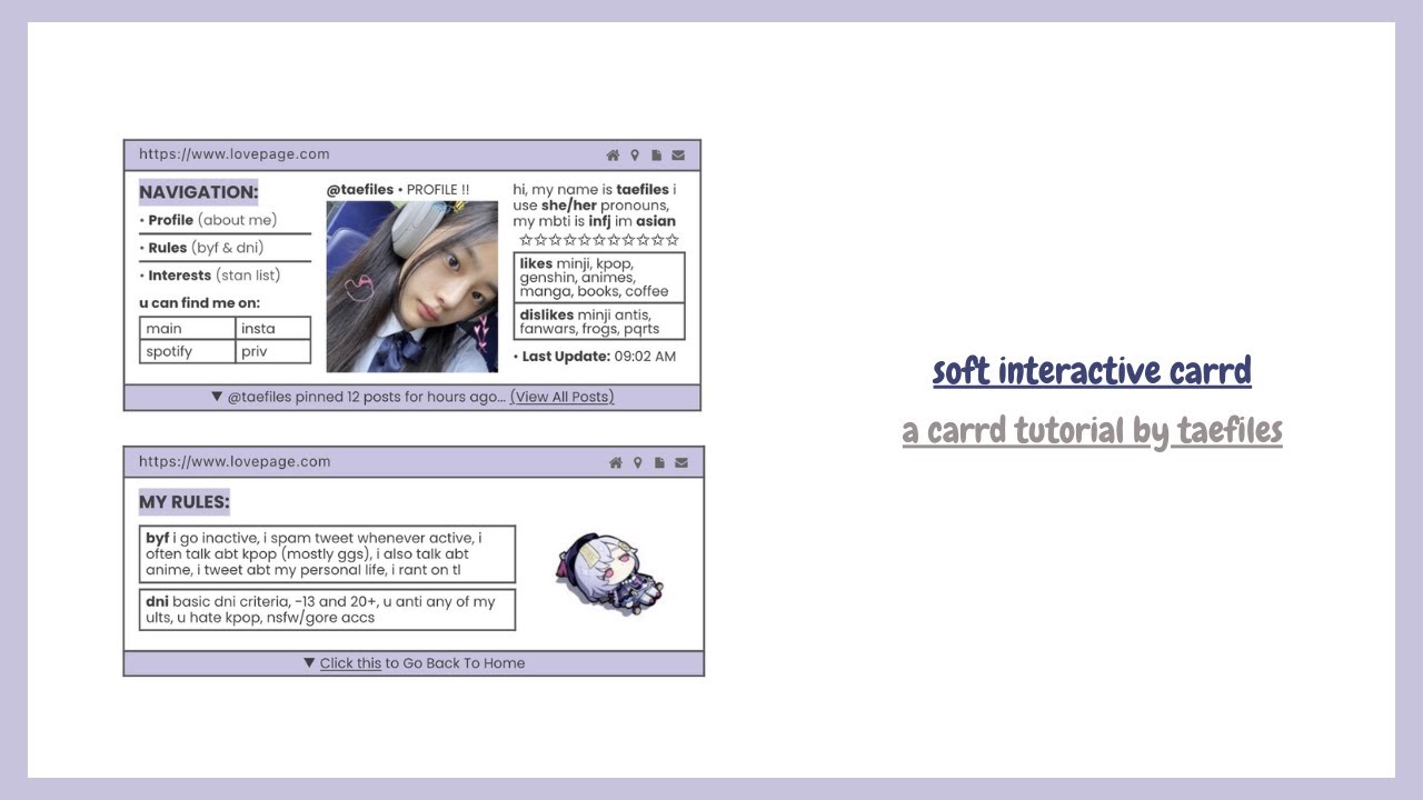 📁 soft interactive carrd tutorial - YouTube