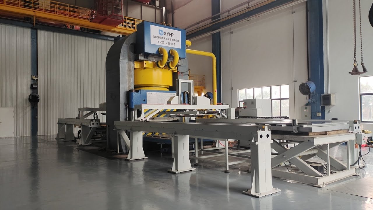 Automation Press Plate Forming and Laser Cutting Line - YouTube