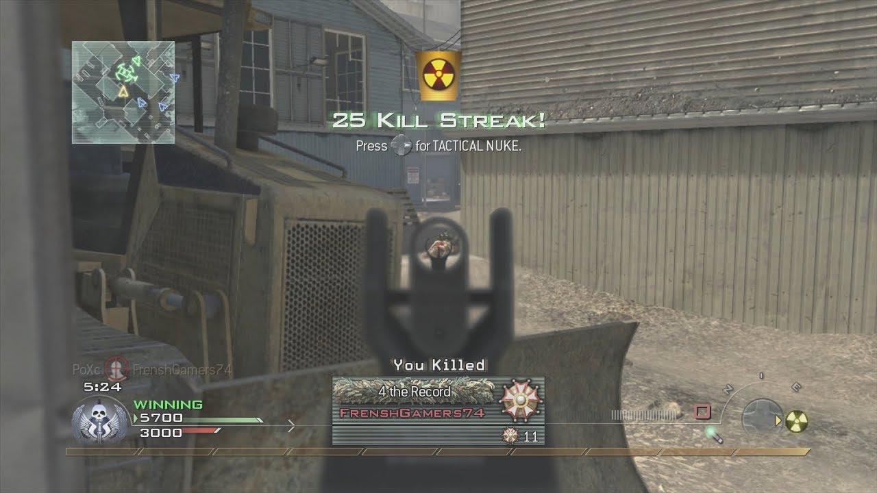 MW2 Quarry Nuke - Best Burst Weapon Ever - YouTube