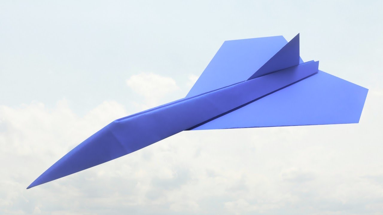 Easy Paper Airplane Tutorial for Beginners – Flies Super Far! - YouTube