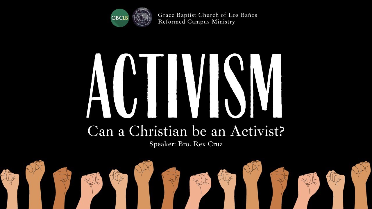 [RCM] Activism: Can a Christian be an Activist? - YouTube