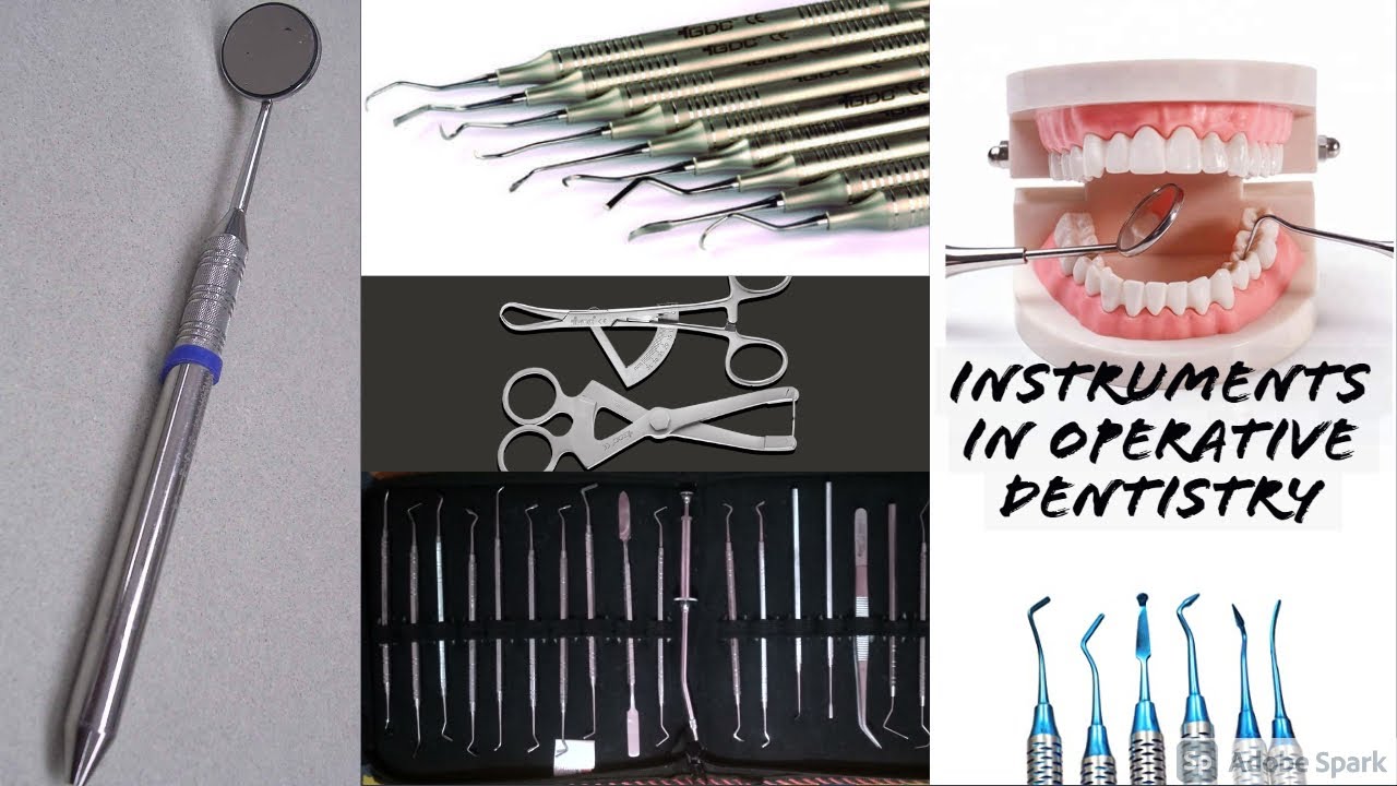 Instruments used in Operative Dentistry - YouTube