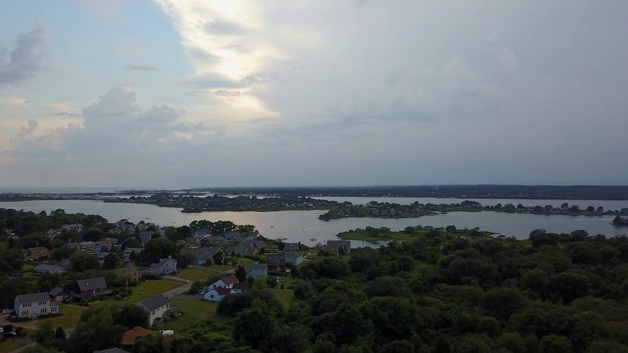 First flight. Welcome Cove Point Judith Pond. - YouTube