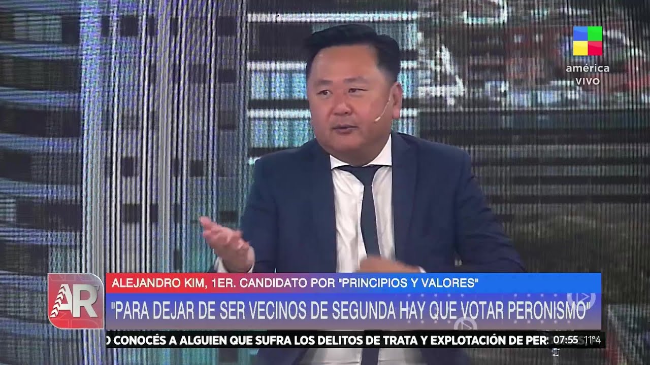 Alejandro Kim, candidato por "Principios y Valores": "Hace años que la ...