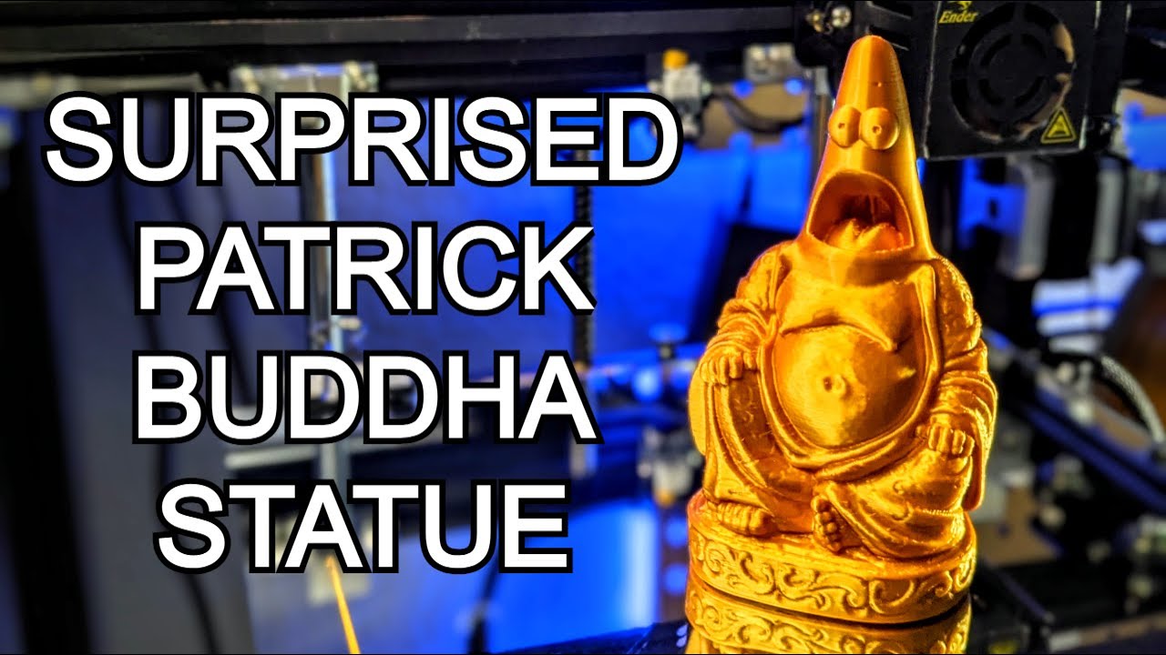 LoFi 3D Print Cafe - Surprised Patrick Buddha - Saturn Lab Live Stream ...
