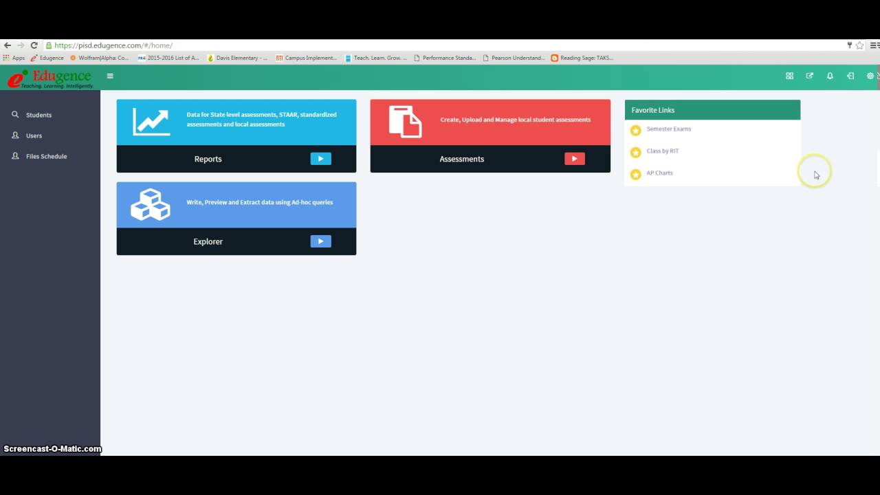 Edugence Basics Screencast-Plano ISD - YouTube
