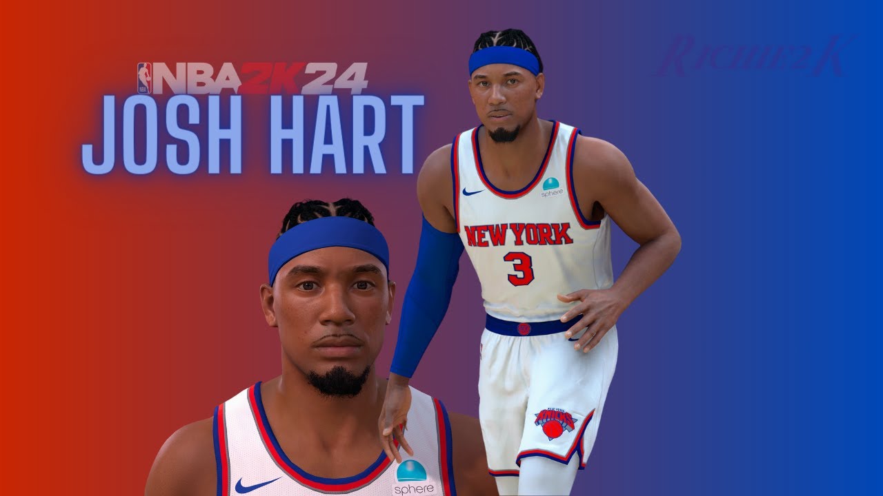Josh Hart Face Creation NBA 2K24 - YouTube
